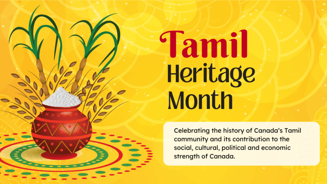 Celebrate Tamil Heritage Month This January! | Markham Public Library