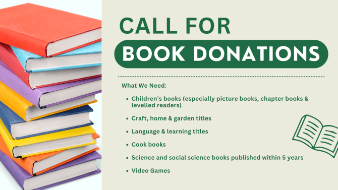 Call for Donations | Markham Public Library